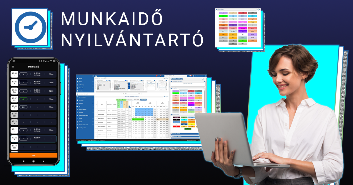 Munkaidő nyilvántartó - OLM Rendszer
